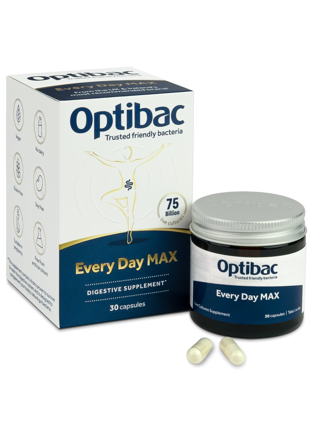 Пробіотик на щодень макс Every Day Max | Optibac Probiotics